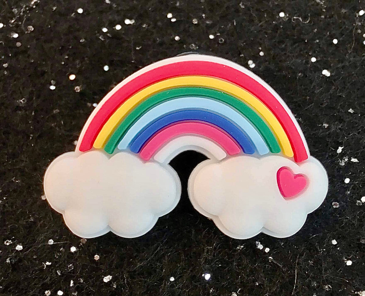 (1) Rainbow Croc Charm – LBL Creations