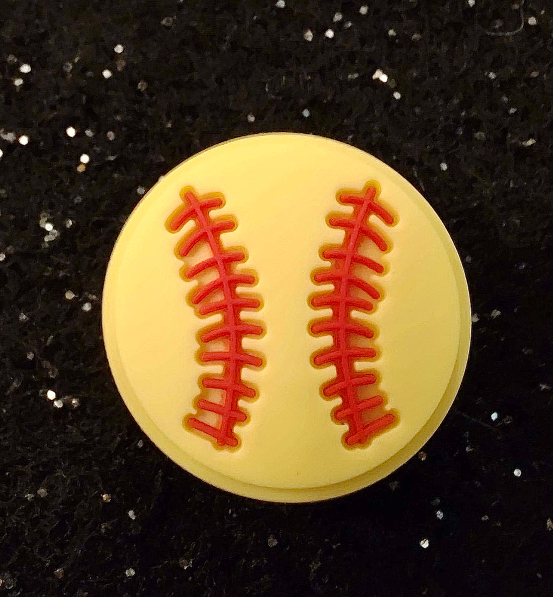 (1) Softball Croc Charm – LBL Creations